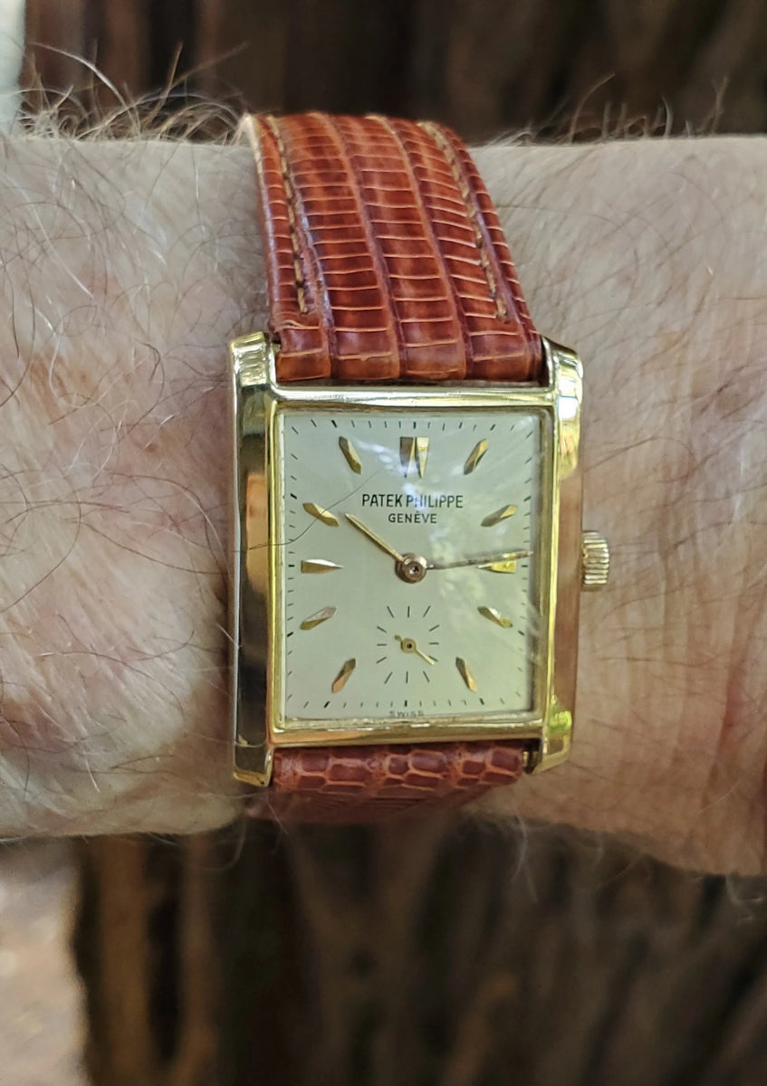 Patek Philippe 2530 Vintage Oversized Tank Style Watch Circa 1952 – PatekMonger