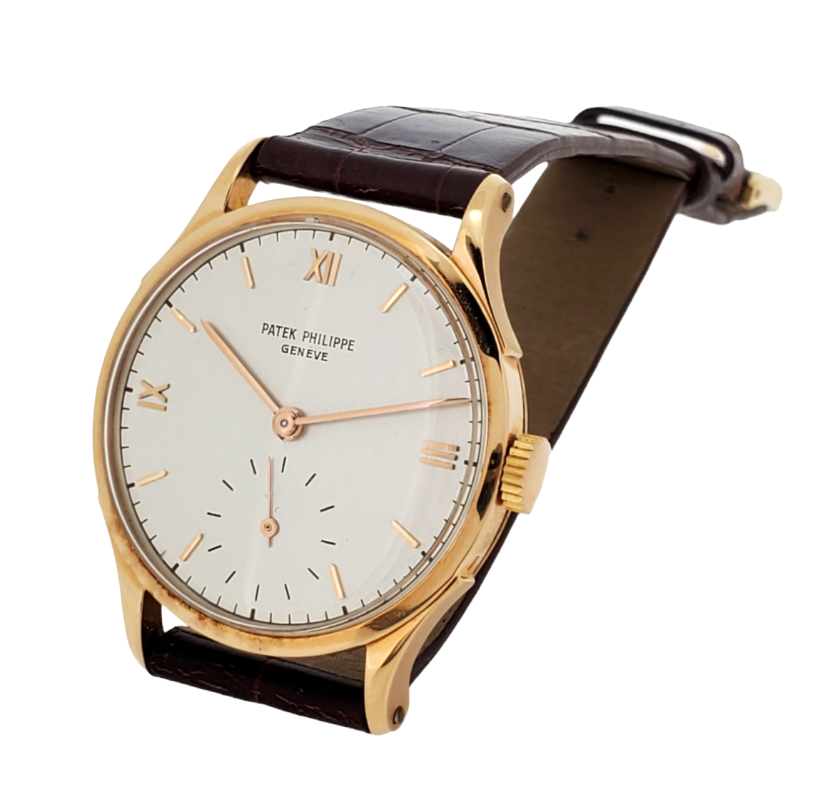 Patek Philippe 1516R, 32mm Rose gold Calatrave smaller version of 1589 ...