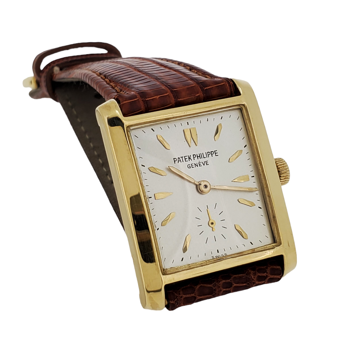 Patek Philippe 2530 Vintage Oversized Tank Style Watch Circa 1952 ...