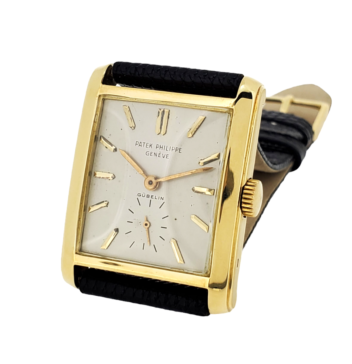 Patek Philippe 2530 Vintage Oversized Tank Style Watch Retailer Guebli ...