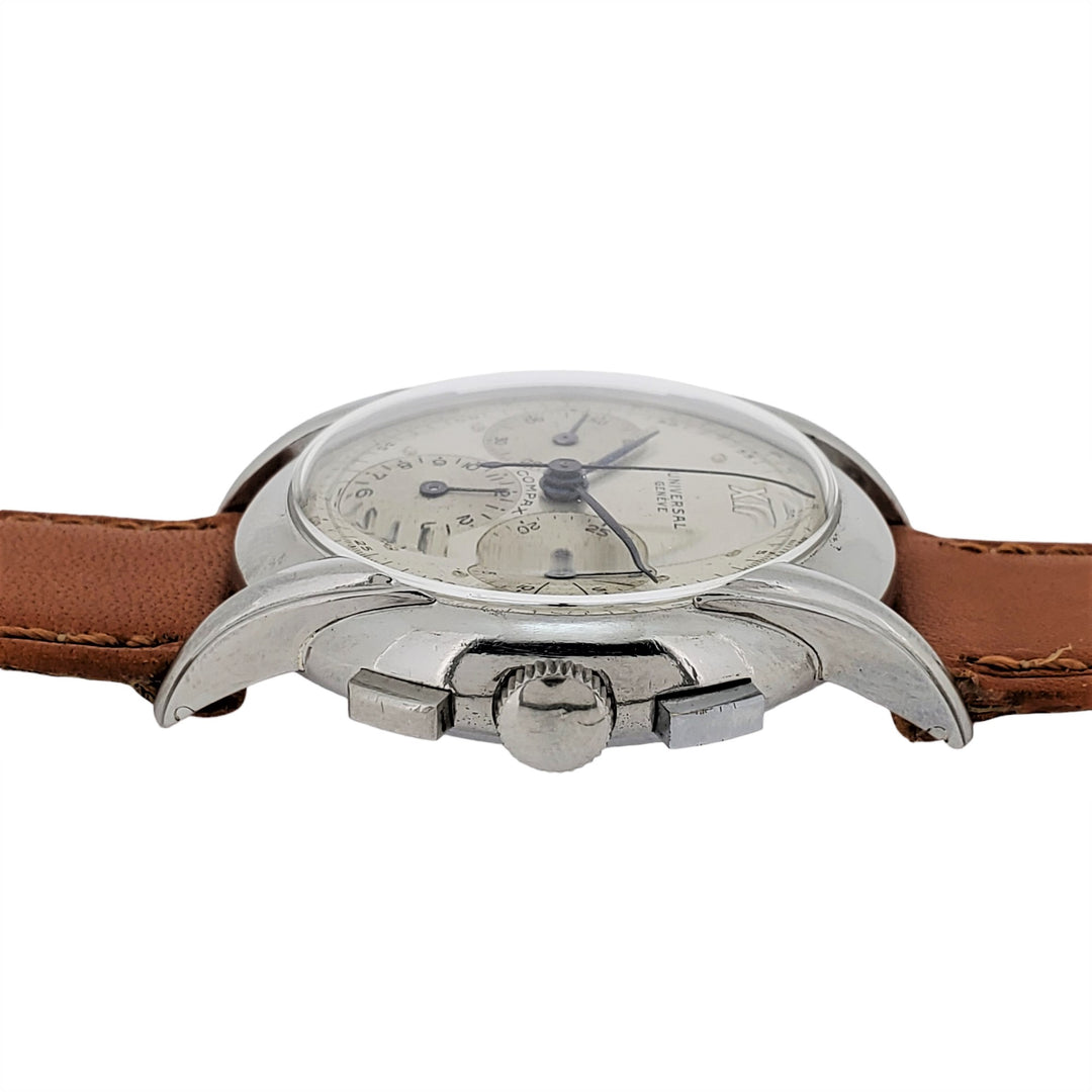 Universal Geneve Stainless Steel Compax Chronograph, Circa 1950's ...