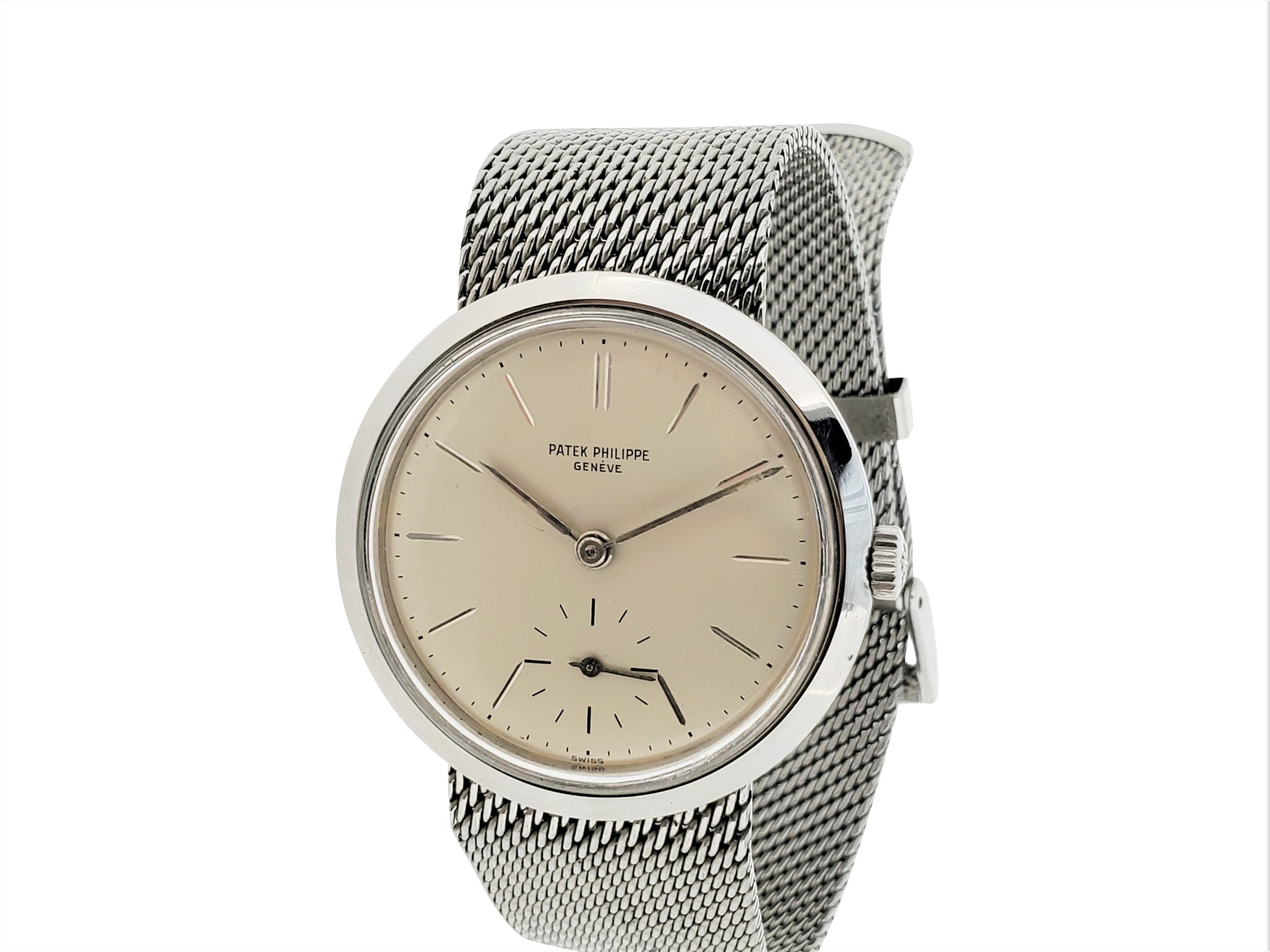 Patek Philippe 3419/1A ; Vintage water resistant stainless steel Calat ...