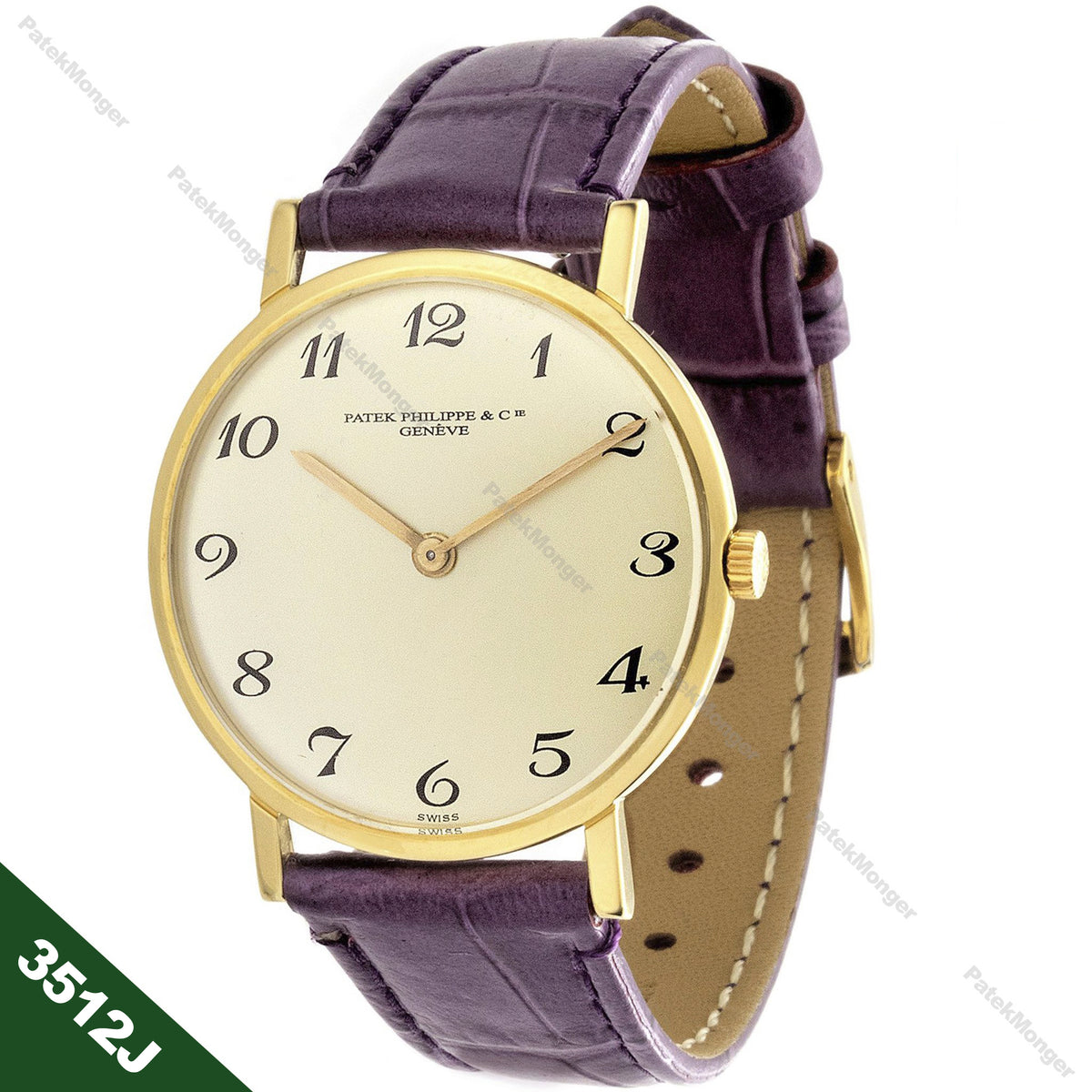 Patek Philippe 3512 Vintage Extra Thin Classic Calatrava 31mm Watch Un ...