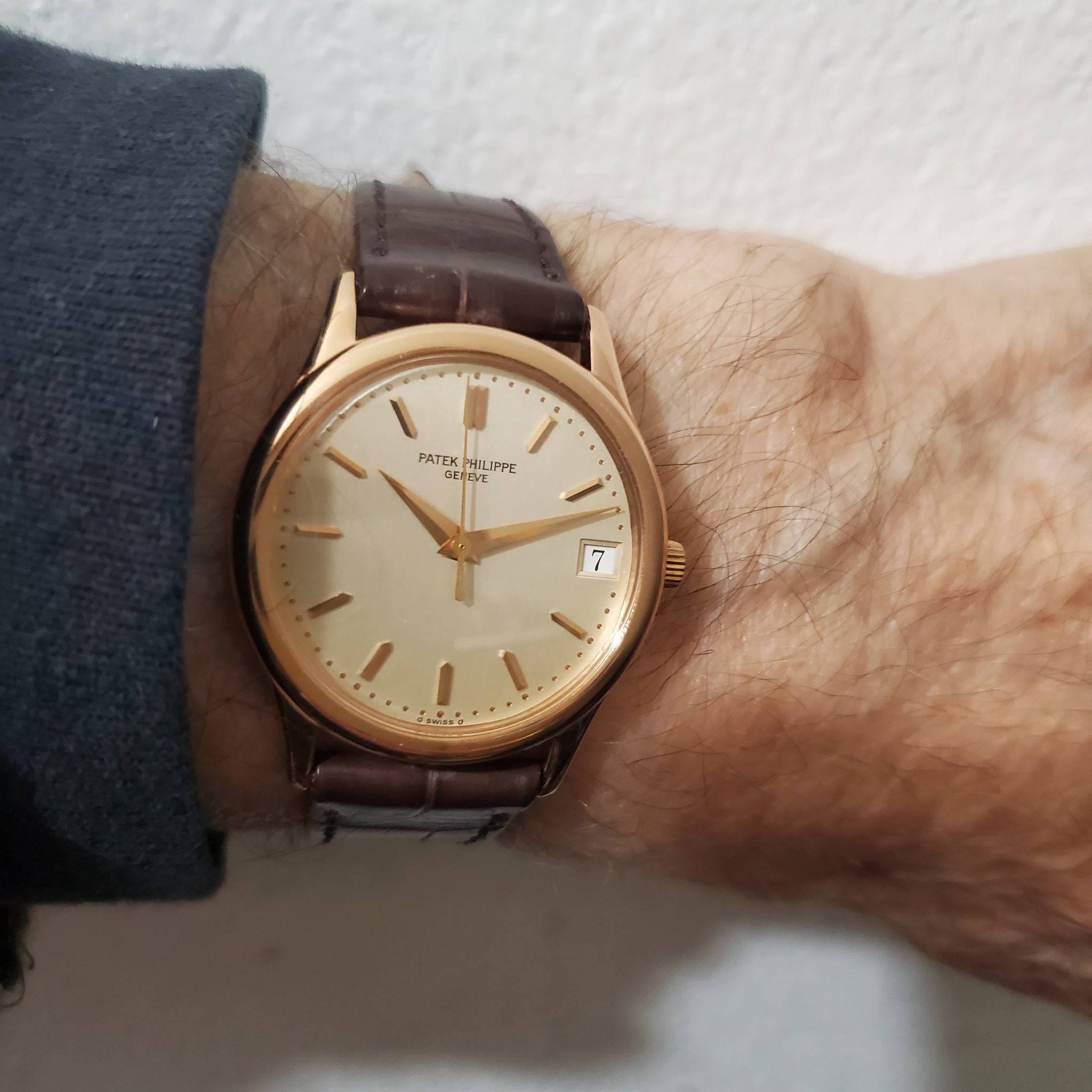 Patke Philippe 3998R Rose Gold Automatic Calatrava Watch, Circa 1997 ...